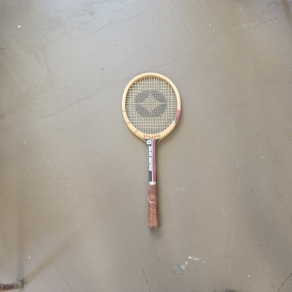 TG Vintage Spalding Oversize Bow Challenge Cup Pro Wooden Tennis Racket ...